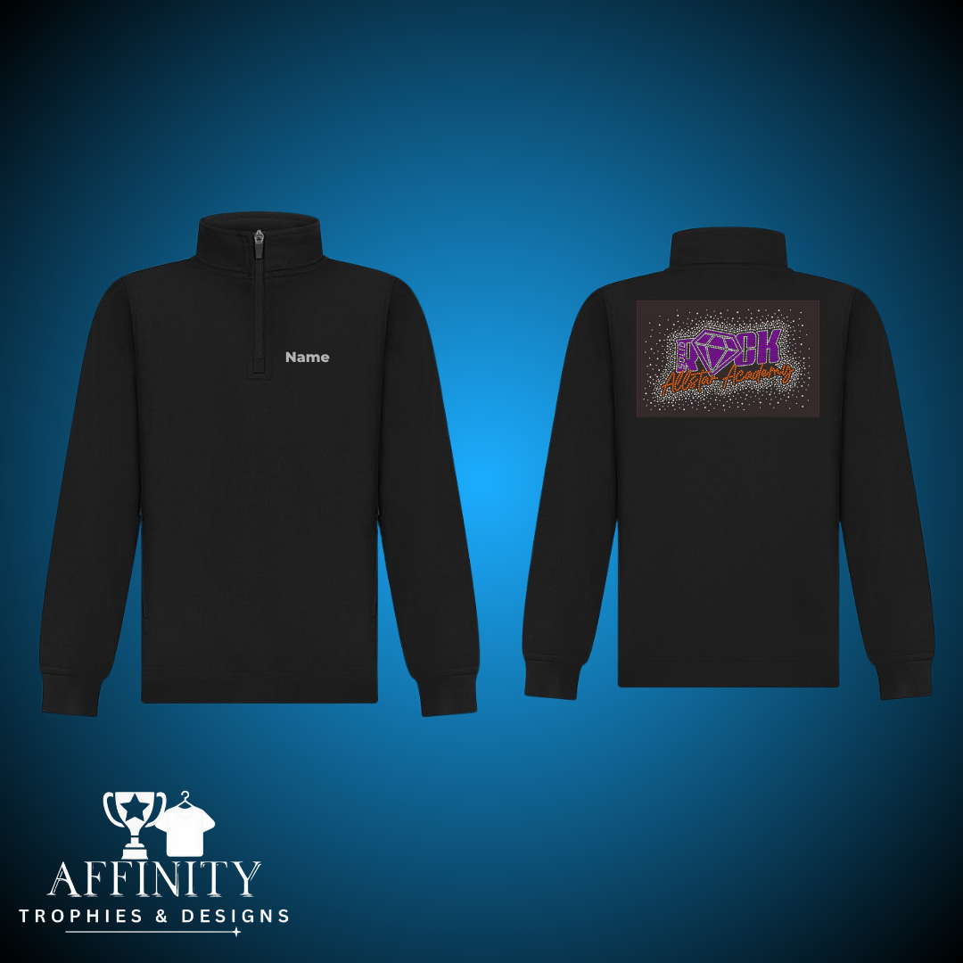 Solid Rock Allstar Academy 1/4 Zip Jacket – Affinity Trophies & Designs